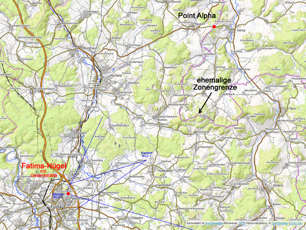 Fulda-Gap und Fatima-Madonna